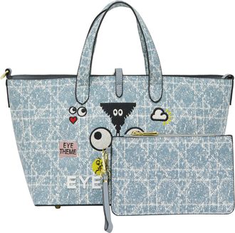 Mymo 2-IN-1-Tragetaschen-Set 2-IN-1-Tragetaschen-Set Frauen blauer Denim