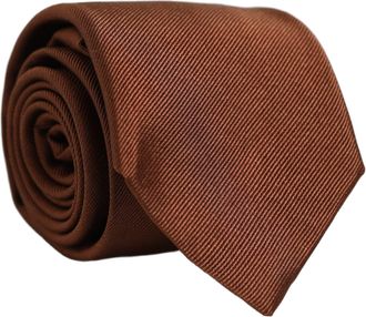 Dolce & Gabbana Silk Classic Necktie - Brown