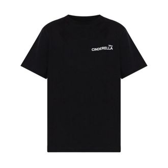 Coperni Schwarzes Oberteil mit Logo-Print und Rundhalsausschnitt - - Tops - Damen - Schwarzk - M