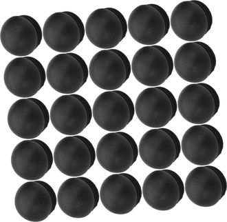 Lurrose 100 Stück Kunststoffstopfen Endkappen Für Schläuche Runde Kunststoff Endkappen Schlaucheinsatz Rohrstopfen Einsatz Für Metallschläuche Runde