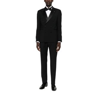 Tagliatore Sfbr10A01 Zweireihiger Anzug - - Suits - Herren - Schwarzk - 2XL