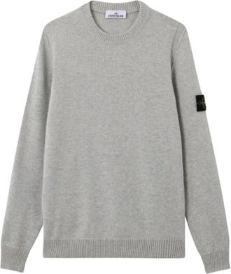 Stone Island Homme, Pulls, Gris, Taille: 2XL Maille Col Rond