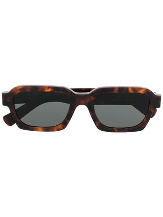 Retro Superfuture lunettes de soleil &agrave; monture carr&eacute;e - Marron