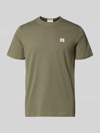 Calvin Klein Jeans Regular Fit T-Shirt aus reiner Baumwolle