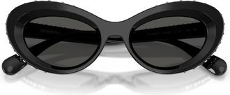 Swarovski Femme, Accessoires, Noir, Taille: 51 MM Sk6061U Lunettes de soleil