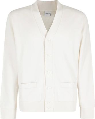 Aspesi Homme, Pulls, Blanc, Taille: XL Cardigans