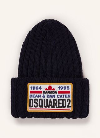 Dsquared2 M&uuml;tze Risvolto blau