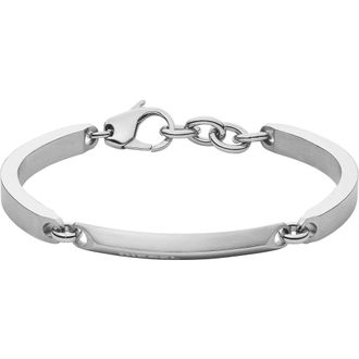 Diesel Armband F&uuml;r M&auml;nner Stahl, 18 Cm - 19,5 Cm Silber/Stahl Edelstahlarmband, DX1172040