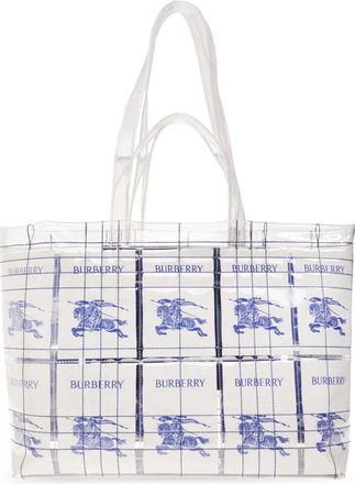 Burberry EKD Label Shopper Bag - - Bags - unisex - Wei&szlig; - ONE SIZE