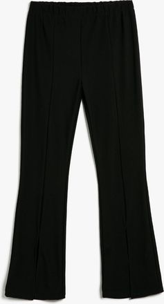 Koton Women High Rise Flare Leggings