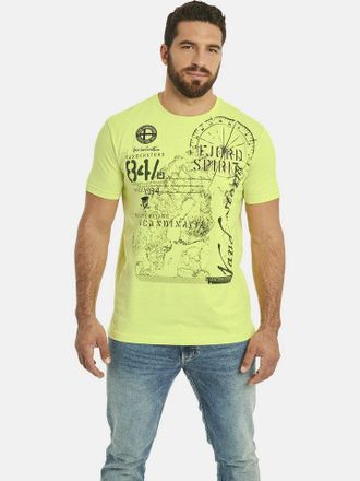 Jan Vanderstorm T-Shirt DOMINIK mit gro&szlig;em nordischen Print
