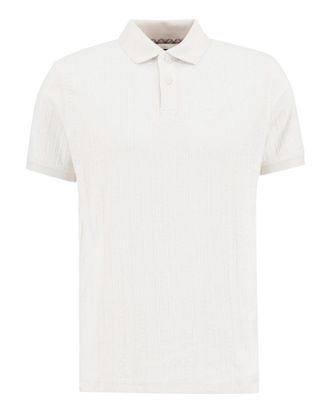 Barbour Strick-Poloshirt aus Baumwolle mit Struktur, Tailored Fit in