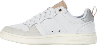 K-Swiss Damen Lozan Sneaker, White/Warm Taupe/StarWhite/Silver, 42 EU