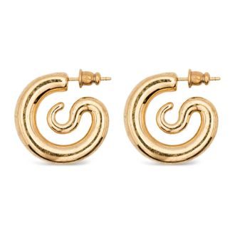 Panconesi Femme, Accessoires, Jaune, Taille: ONE Size Serpent Hoops Extra Small