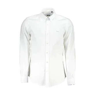 Harmont & Blaine Homme, Chemises, Blanc, Taille: 4XL Chemise Oxford Coupe &Eacute;troite