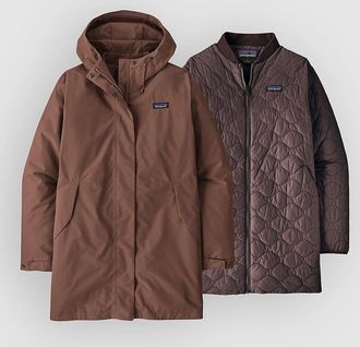 Patagonia Heyes Peak 3-In-1 Parka berm brown