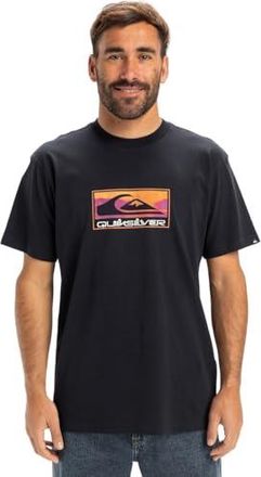 Quiksilver T-Shirt Manche Courtes EV Gradient Box SS Homme Noir L