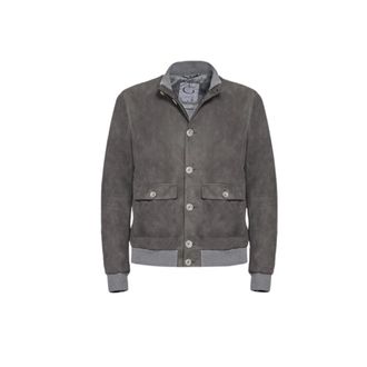Gimos Wildleder Polo Jacke - - Jackets - Herren - Beige - 2XL