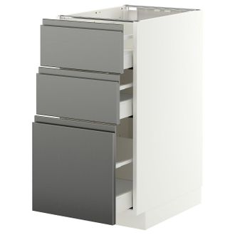 IKEA METOD / MAXIMERA Unterschrank mit 3 Schubladen