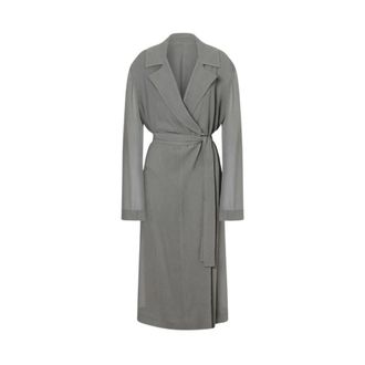 Alberta Ferretti Femme, Manteaux, Gris, Taille: 40 FR Trench Manteaux