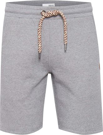 Solid Nafko Herren Sweatshorts Kurze Hose Jogginghosemit Kordelzug Regular Fit, Gr&ouml;&szlig;e:M, Farbe:Grey Melange (1840051)