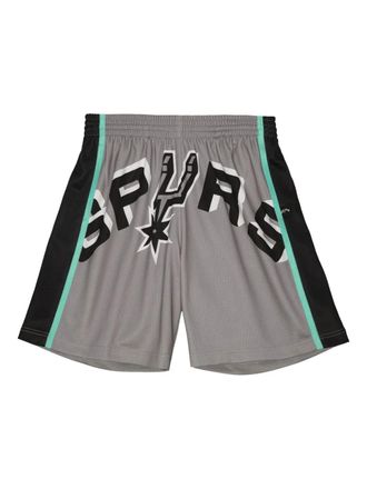 Mitchell & Ness x NBA San Antonio Spurs Blown Out Shorts - Grau