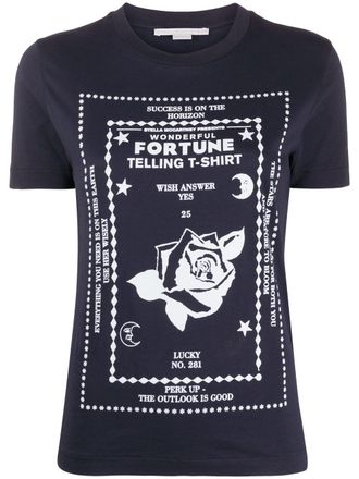 Stella McCartney t-shirt Fortune Telling - Bleu