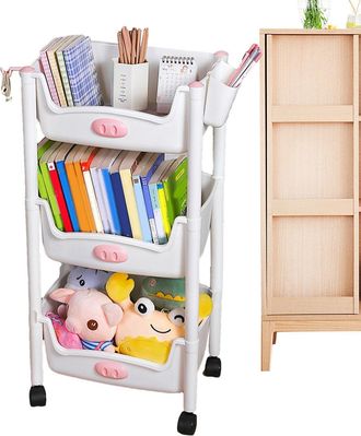 Generic Multifunktionaler Aufbewahrungswagen, stabile Allzweckwagen, stabile Aufbewahrungsregale, Aufbewahrungswagen, mehrst&ouml;ckiges Aufbewahrungsregal f&uuml;r B&uuml;r