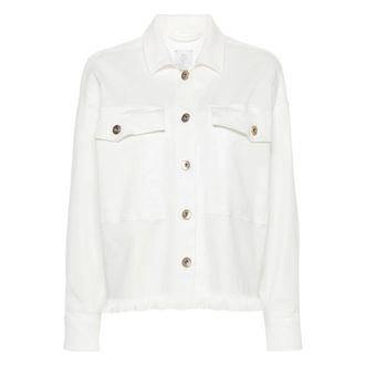 Eleventy Damen, Jacken, Wei&szlig;, LGr&ouml;&szlig;e