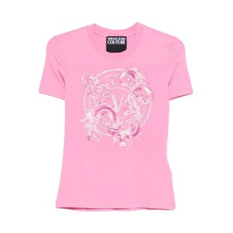 Versace Jeans Couture Femme, Tops, Rose, Taille: 38 FR T-Shirt