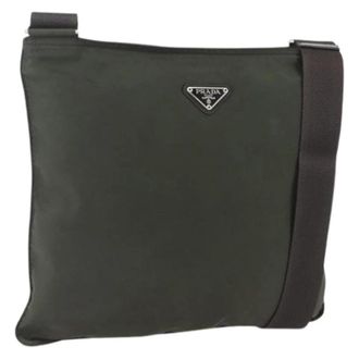 Prada Pre-owned Nylon Cross Body Bag - - Pre-owned - Damen - Gr&uuml;n - ONE SIZE