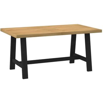 vidaXL Vidaxl - Table &agrave; manger noain pieds en forme de a 160x90x75cm massif pin