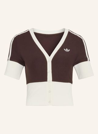 adidas Originals Adidas Originals Hemd Mit V-Ausschnitt Und Knopfleiste braun
