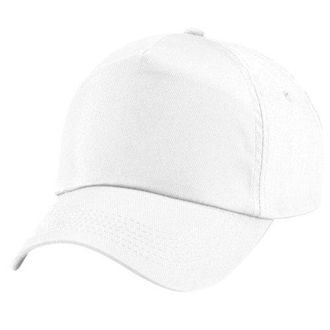 Beechfield Lot de 2 Casquettes de Baseball - Adulte (Taille Unique) (Blanc)