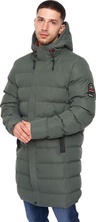 Crosshatch Longkamp Jacke für Herren (Oliv)