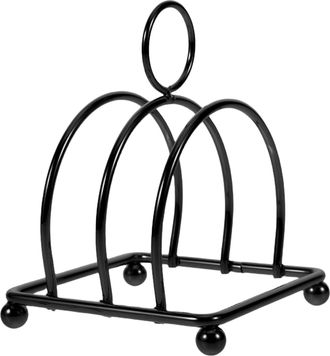 Cabilock Toasthalter Toaststand Edelstahl -brotscheiben -Rack Black