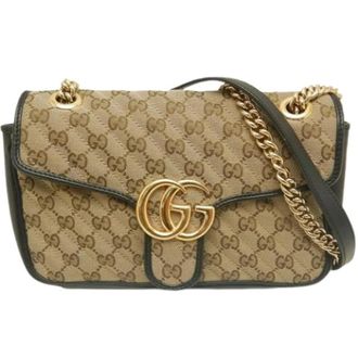 Gucci Pre-owned GG Canvas Umh&auml;ngetasche - - Pre-owned - Damen - Beige - ONE SIZE