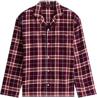 Tommy Hilfiger Ensemble de pyjama &agrave; carreaux en coton m&eacute;lang&eacute;