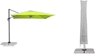 SCHNEIDER SCHIRME Schneider Rhodos Junior 270x270 apple green + Protective sleeves for hanging parasols up to 350 cm and 300x300 cm