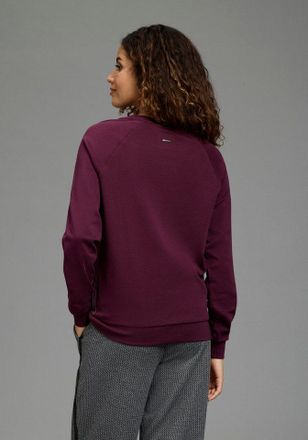 Kangaroos Sweatshirt mit Rundhalsausschnitt, Langarm, aus Baumwolle, bequeme Passform