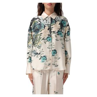 Liu Jo Femme, Blouses et Chemises, Multicolore, Taille: 34 FR ECS Camicia Over Chemise