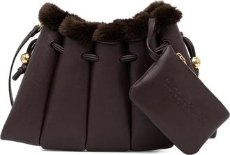 Themoir&egrave; trim-detail cross body bag - Braun