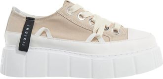 INUIKII Low-Top Sneaker - MATILDA CANVAS LOW - Gr. 41 (EU) - in Beige - für Damen