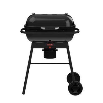Barbecook Magnus Original Holzkohlegrill BBQ mit grillrost aus Edelstahl, Grillen f&uuml;r 14 Personen, 85x64x110cm, Schwarz