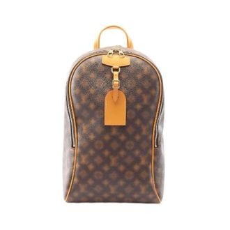 Louis Vuitton Pre-owned Sac &agrave; dos Ellipse This Is Not Monogram Toile enduite enduit cuir - Homme - Pre-owned - Brun - Taille: ONE Size