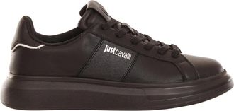 Roberto Cavalli Logo Detail Sneakers - - Shoes - Herren - Schwarzk - 40 EU