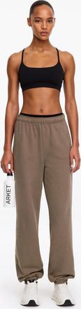 Arket Jogginghose Aus Frottee -Braun