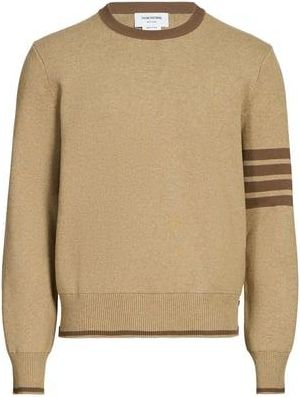 Thom Browne Pull en coton &agrave; rayures