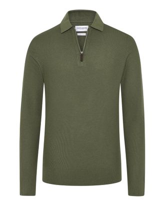 Tom Rusborg Troyer mit Umlegekragen und Seidenanteil in