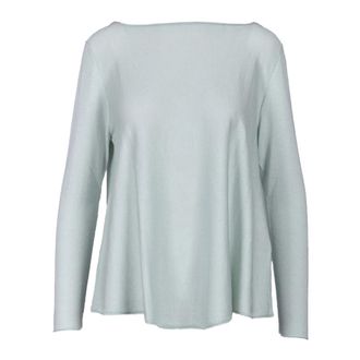Wild Cashmere Seiden-Kaschmir-Pullover - - Knitwear - Damen - Gr&uuml;n - M